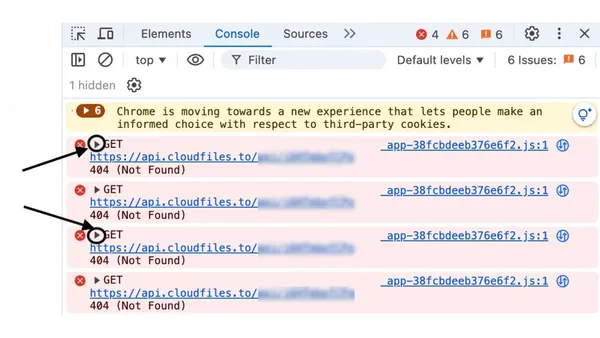 How to collect console logs using browser inspector - Web App