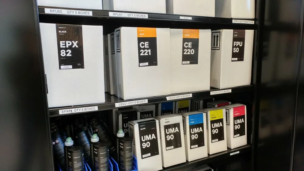 Resin and Solvent Storage - Process