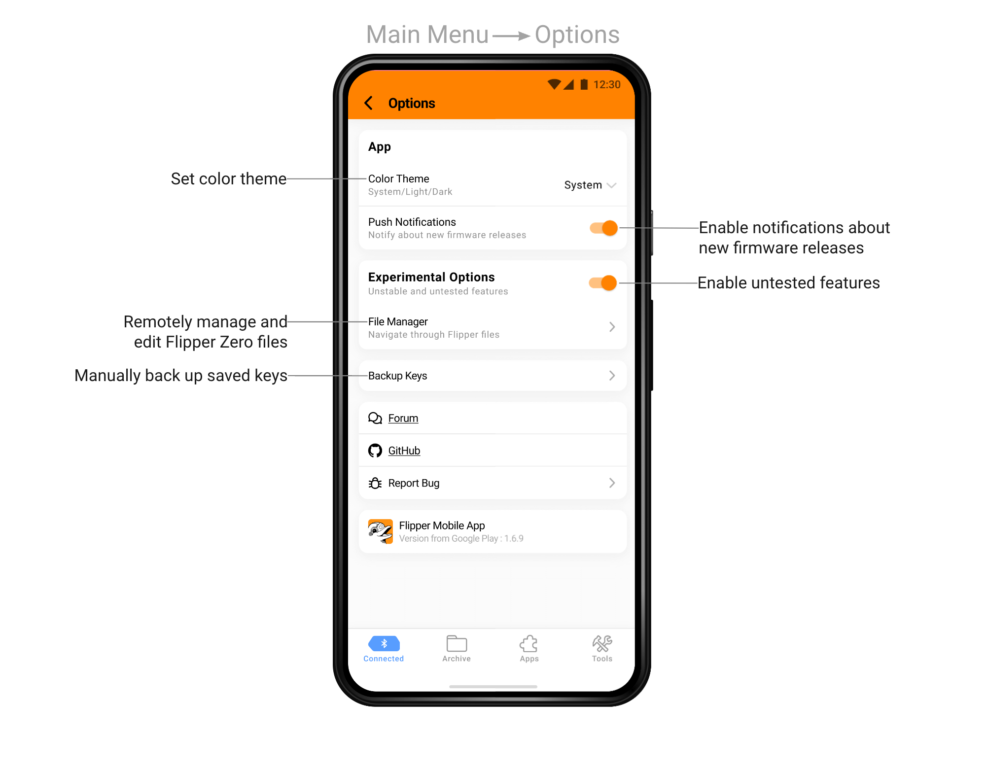 Flipper Mobile App - Flipper Zero - Documentation
