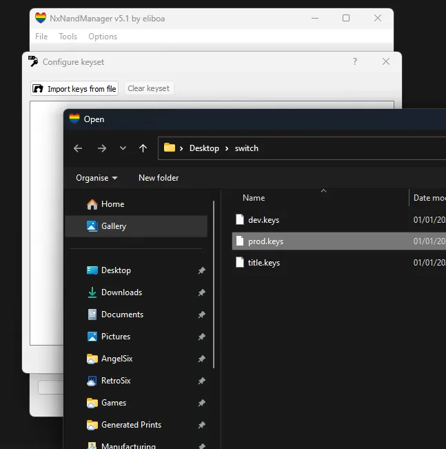 RCM Replace eMMC (Nintendo Switch) - RetroSix Wiki