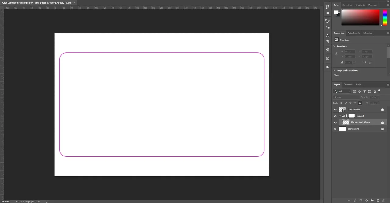 GBA Cartridge (Sticker Template) - RetroSix Wiki