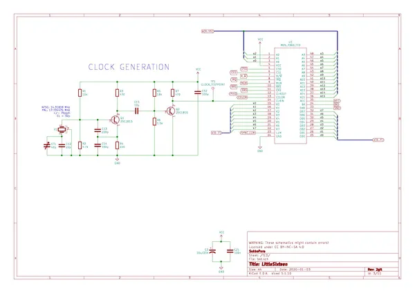 Schematics (Commodore 16) - RetroSix Wiki