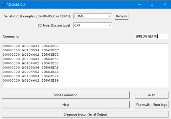Syscon Diagnostics (PS3) - RetroSix Wiki