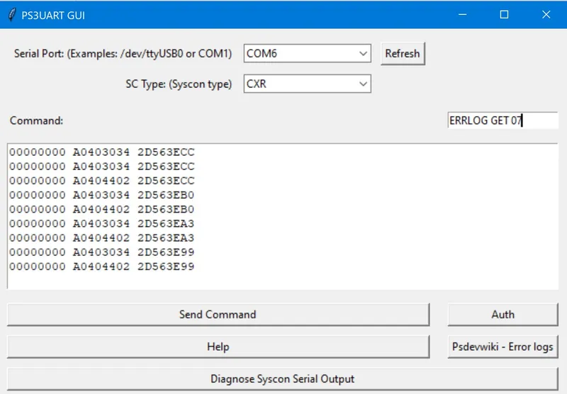 Syscon Diagnostics (PS3) - RetroSix Wiki