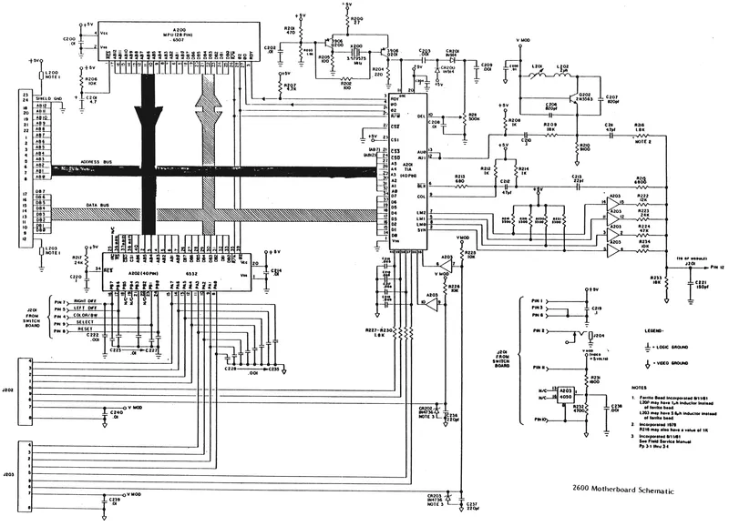 Schematics (Atari 2600) - RetroSix Wiki