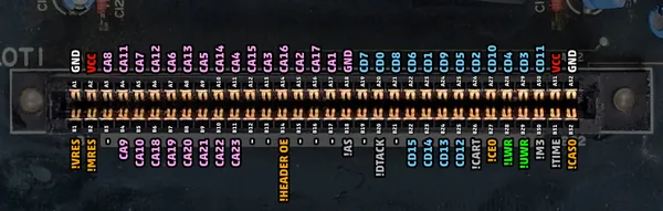 Cartridge Pinout (Sega Mega-Tech) - RetroSix Wiki