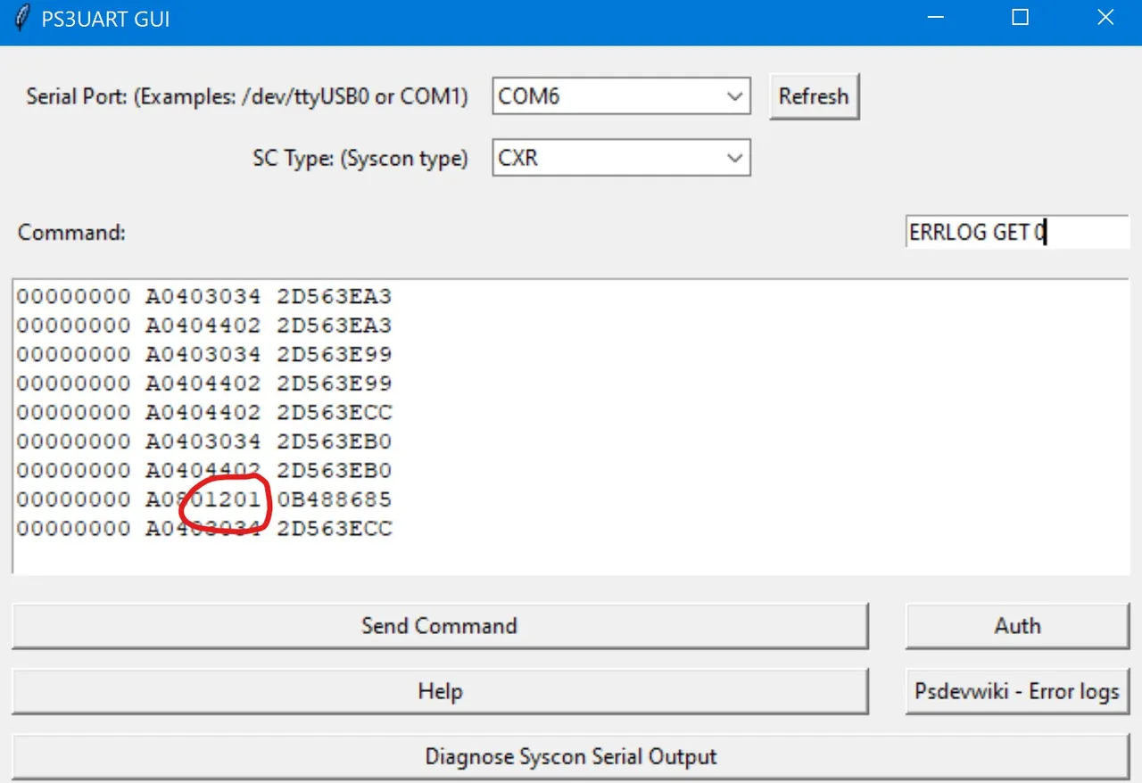 Syscon Diagnostics (PS3) - RetroSix Wiki