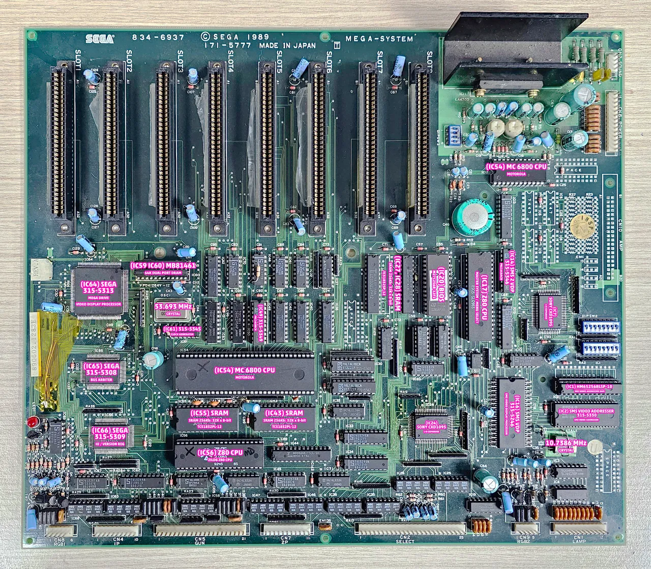 Hardware Overview (Sega Mega-Tech) - RetroSix Wiki