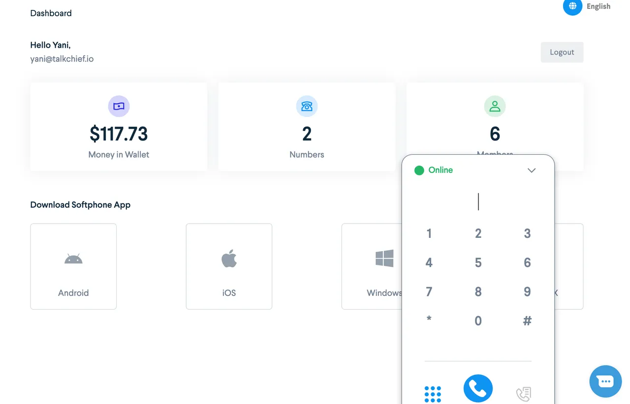 TalkChief - WebPhone - Knowledge Base