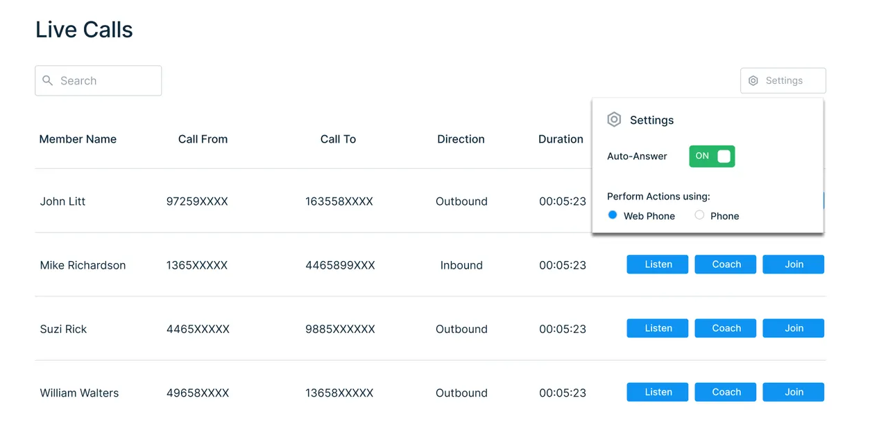 TalkChief - Live Calls - Knowledge Base