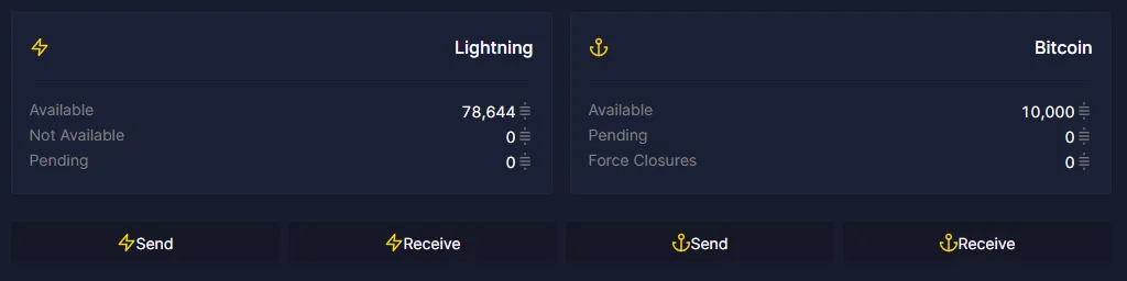 Thunderhub Guide - Voltage Documentation
