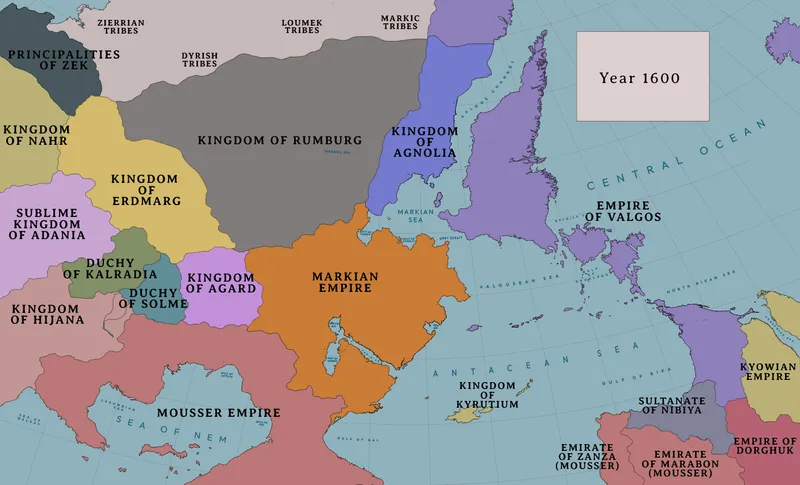 Maps of Merkopan History - Suzerain Universe Codex