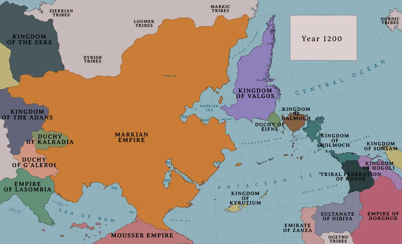 Maps of Merkopan History - Suzerain Universe Codex