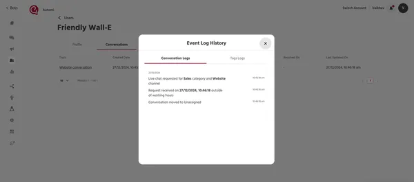 Enhanced Agent and Conversation Management - Engati Product Docs