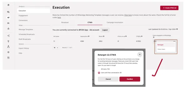 Marketing Analytics - Engati Product Docs