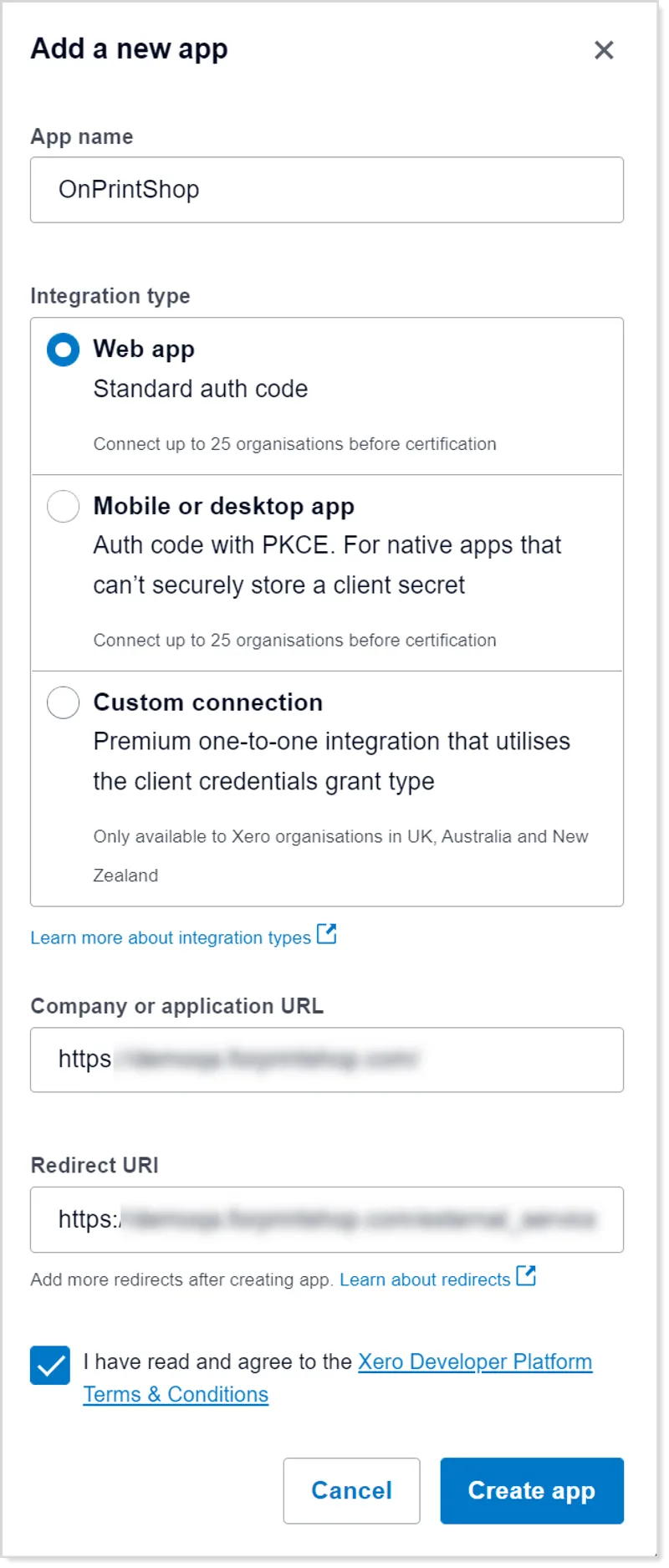 Setup Xero - Third- Party Integrations