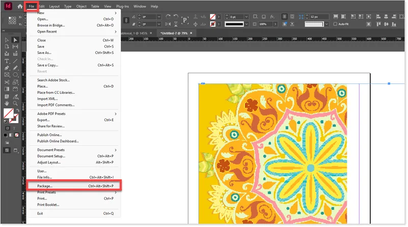 Create IDML File from AI file - User Manual