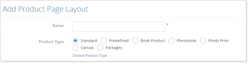 Product Page Layout - User Manual
