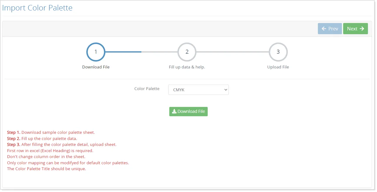 Color Settings - User Manual