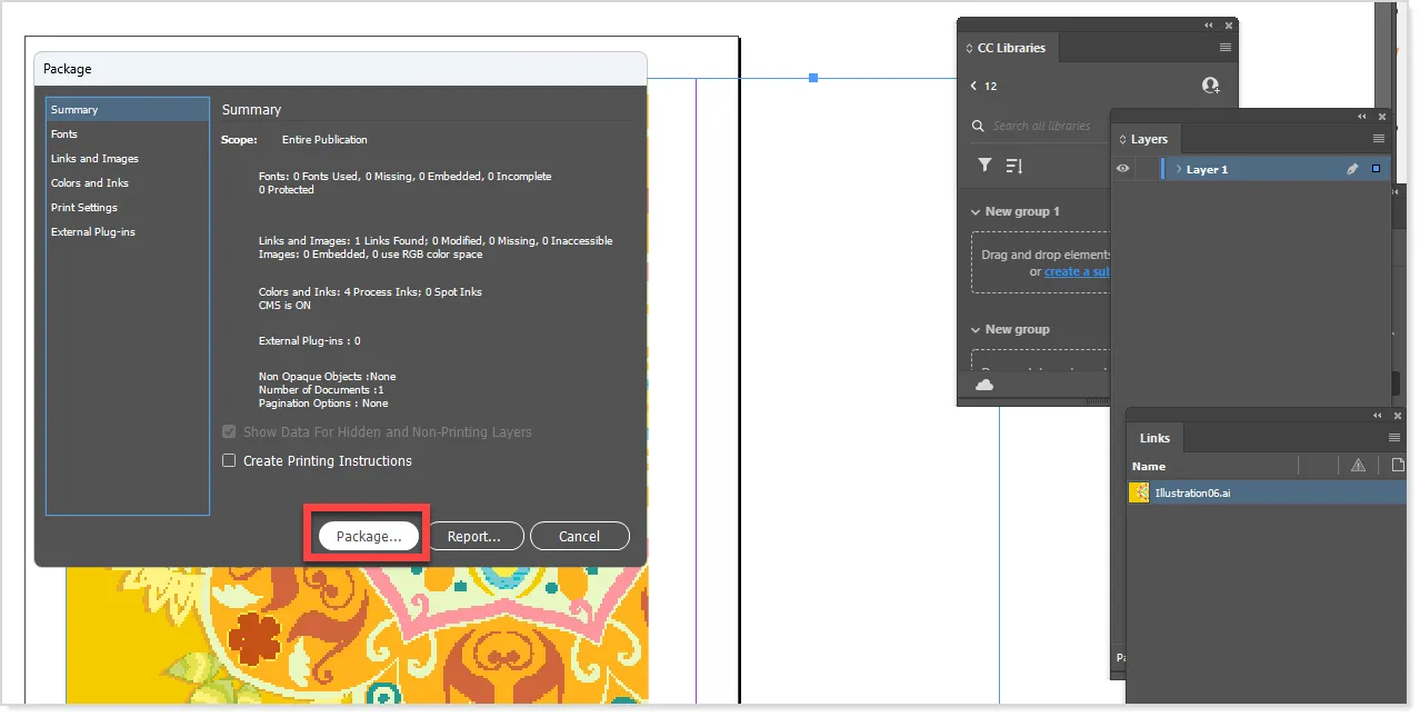 Create IDML File from AI file - User Manual