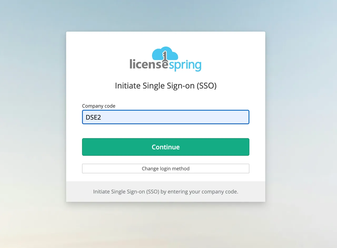 Implementing Single Sign-On (SSO) - LicenseSpring Documentation