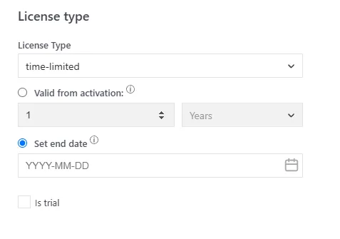 License Types - LicenseSpring Documentation