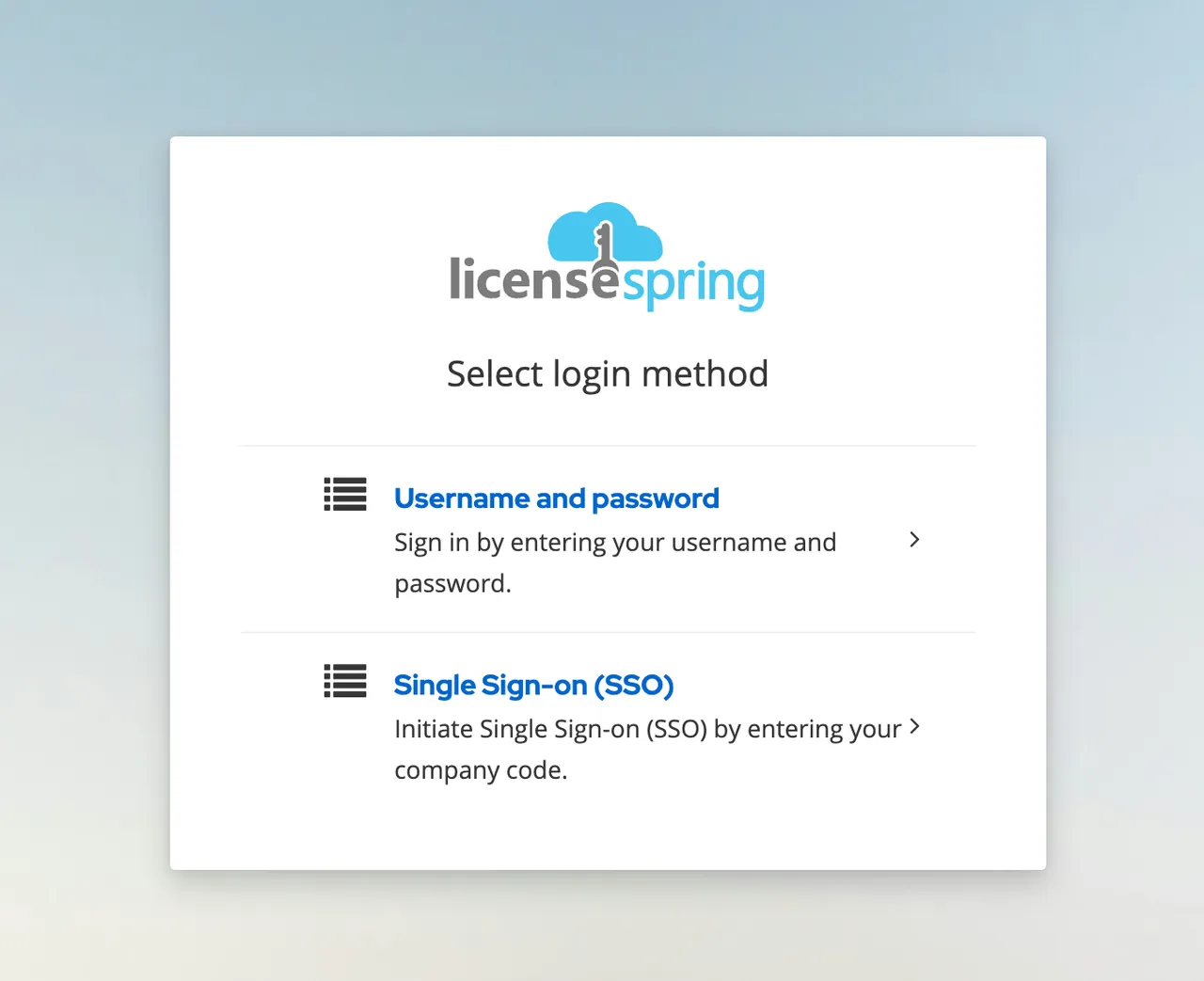 Implementing Single Sign-On (SSO) - LicenseSpring Documentation