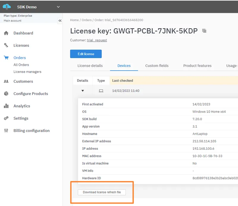 License Configuration - LicenseSpring Documentation