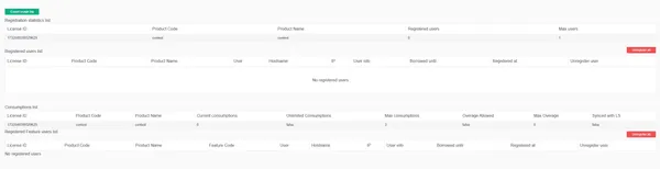 Registration List - LicenseSpring Documentation