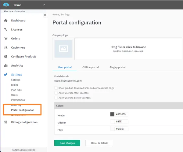 User-Portal - LicenseSpring Documentation