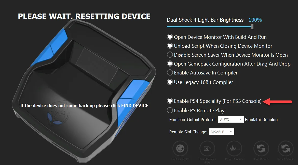 Zen Studio - Device Panel - Cronus Zen Guide