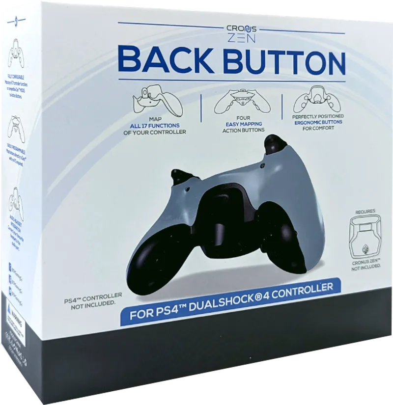 Cronus Zen Back Button - designed for the DUALSHOCK 4 - Cronus Zen Guide