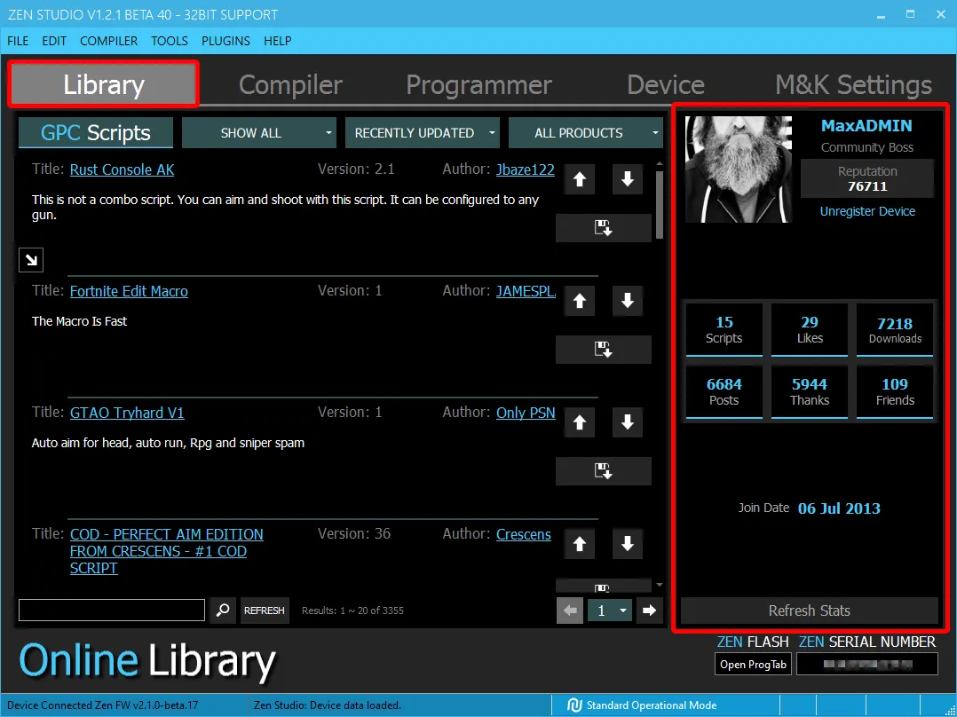 ZEN STUDIO - Cronus Zen Guide