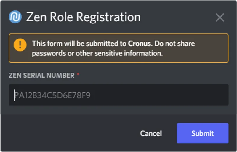 STEP 3: Register Your Zen - Cronus Zen Guide