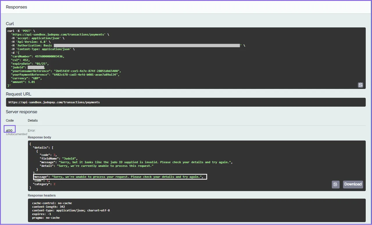 Judopay Documentation