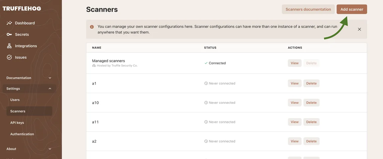 Creating a scanner - TruffleHog Docs