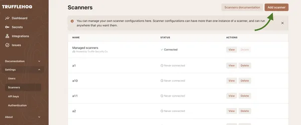 Creating a scanner - TruffleHog Docs