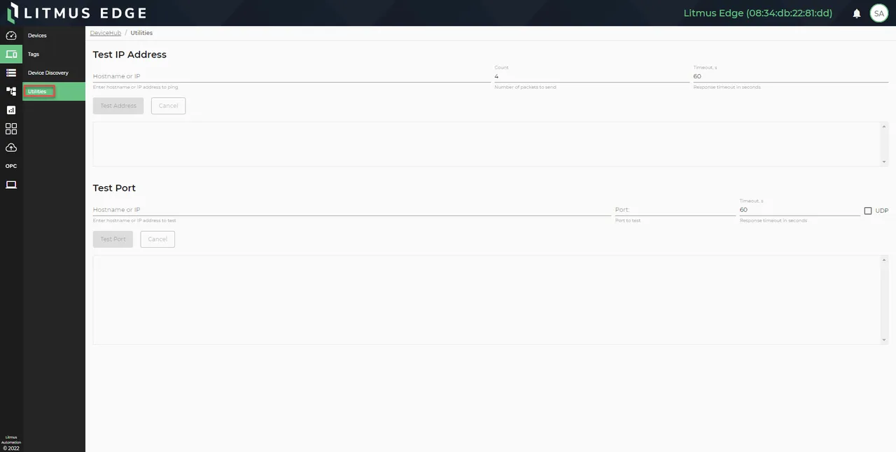 Utilities Litmus Automation Documentation Litmus Technical 