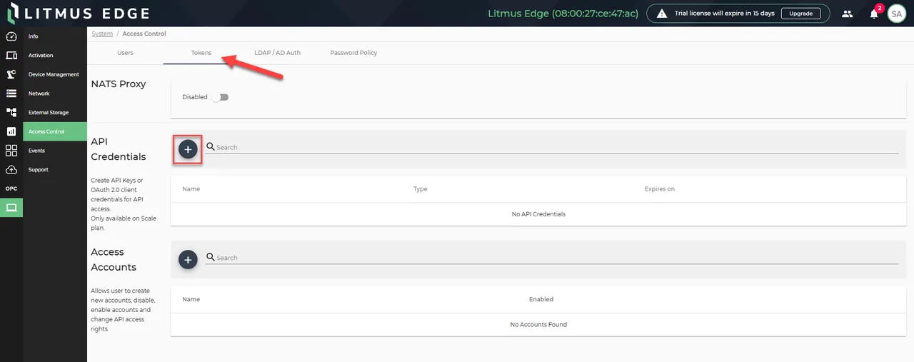 How to Create and Use OAuth 2.0 Tokens in Litmus Edge - Litmus Technical Documentation
