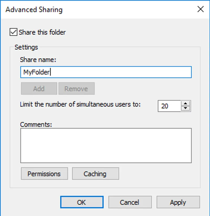 Configure Shared Folder Network Path | Litmus Automation Documentation - Litmus Technical ...