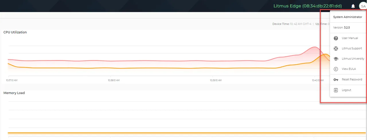 Access the Litmus Edge Web UI | Litmus Automation Documentation - Litmus Technical Documentation