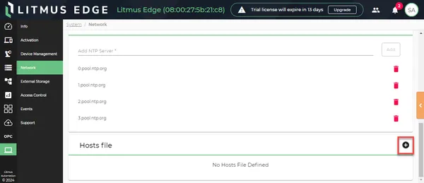 Configure DNS/NTP Servers | Litmus Automation Documentation - Litmus Technical Documentation