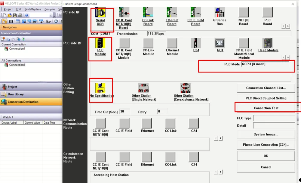 Mitsubishi Q00-01H Serial (Gen1) | Litmus Automation Documentation - Litmus Technical Documentation
