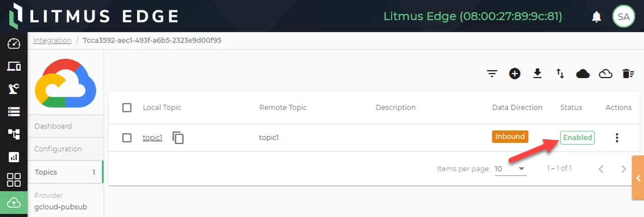 Google Cloud Pub/Sub Integration Guide | Litmus Automation Documentation - Litmus Technical ...