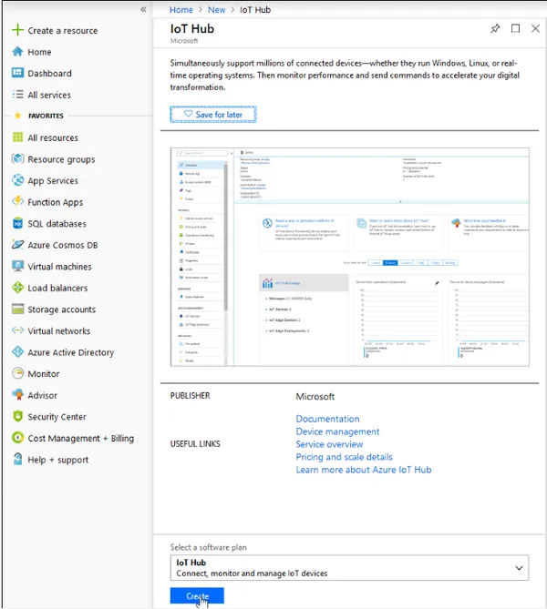 Set up an Azure IoT Hub| Litmus Automation Documentation - Litmus Technical Documentation