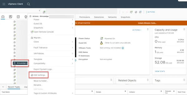 ESXi ISO (VMWare vSphere 7.0.3.01400) | Litmus Automation Documentation ...