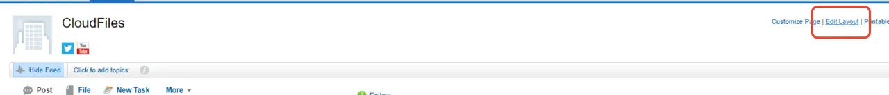 Adding CloudFiles widgets to Salesforce Classic - CloudFiles Salesforce