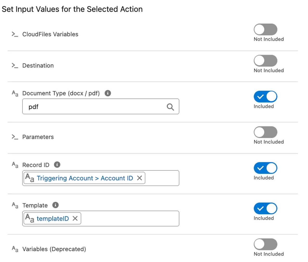 Generating Documents - CloudFiles Salesforce