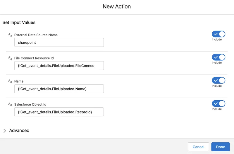 Create File Connect Files - CloudFiles Salesforce