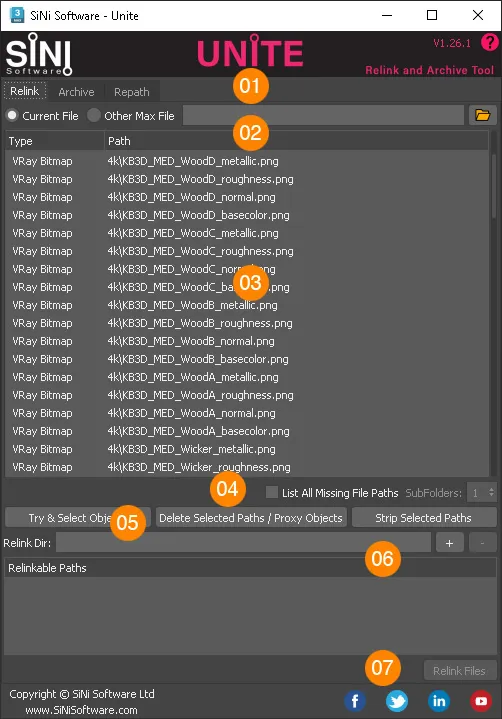 Unite (UI) - Relink - SiNi Help Documentation